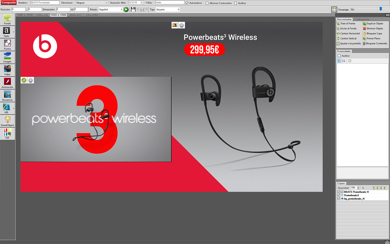 Digital Signage » COMPOSITE Multimedia Content Manager