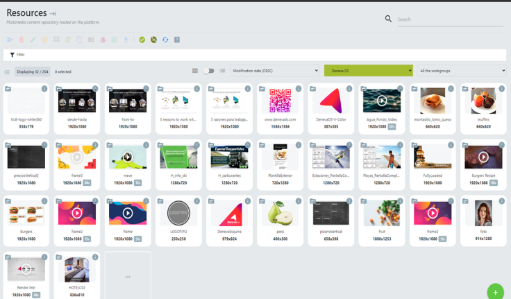 Publicidad Digital » Software de Digital Signage DENEVA